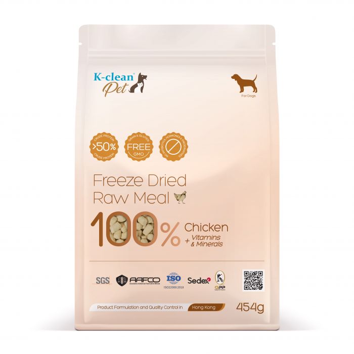 K-clean Pet 全雞肉凍乾 (狗) 454g - K-clean Pet